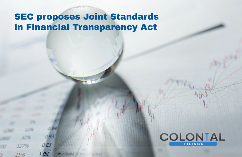 SEC Proposes Joint Standards in Financial Transparency Act