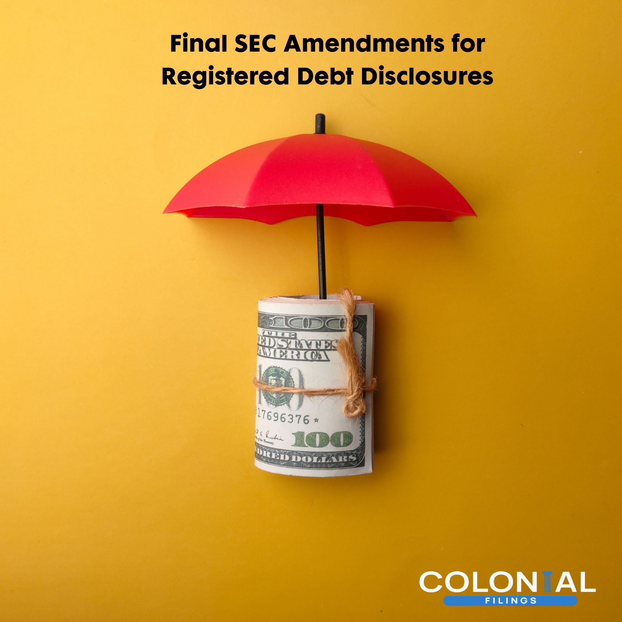 SEC Final Amendments On Disclosures For Registered Debt Offerings
