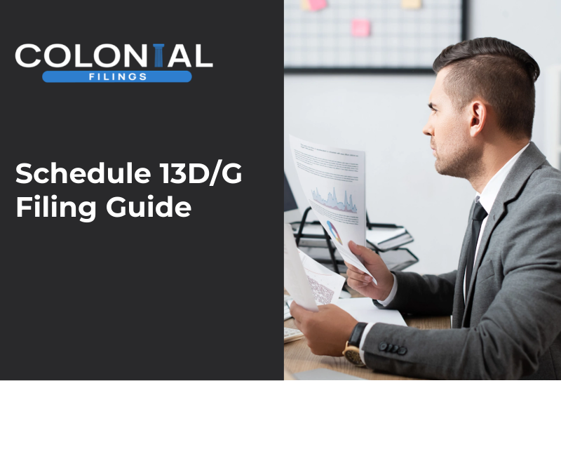Schedule 13D/G Filing Guide - Colonial Filings, Inc.