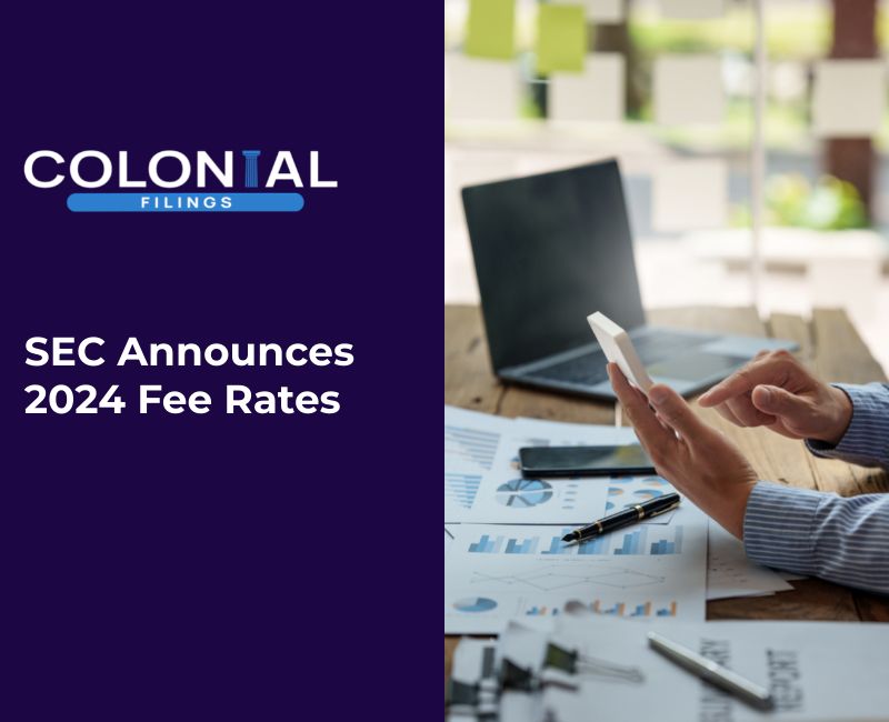 SEC Announces First Fee Rate Advisory for Fiscal Year 2024